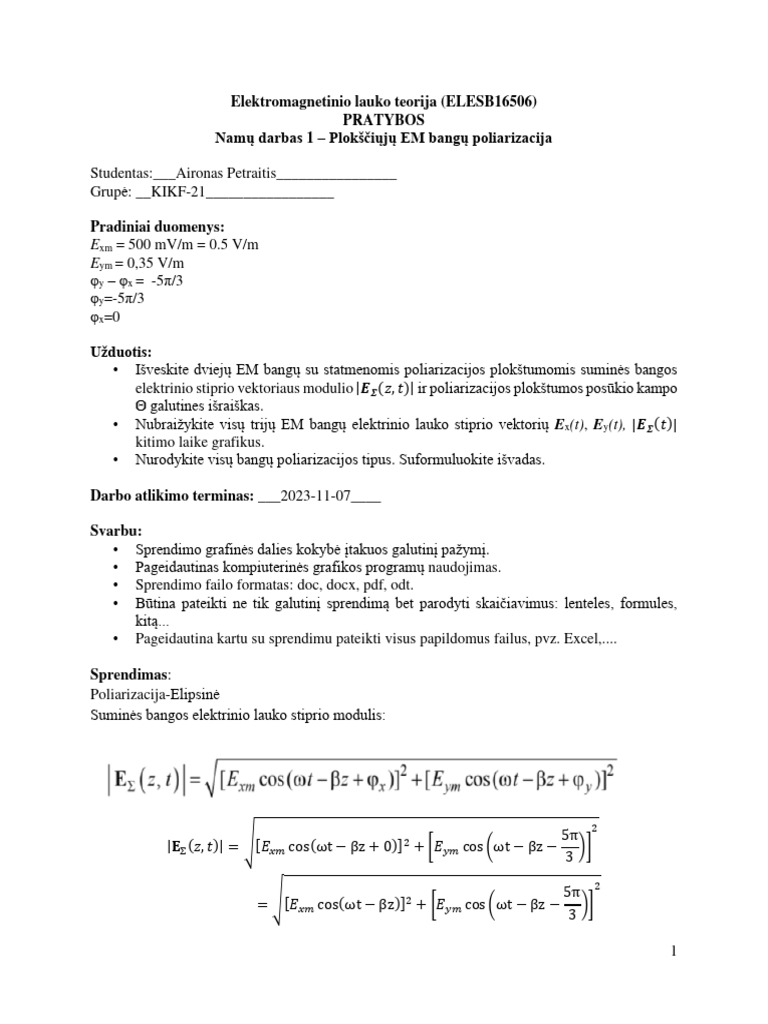 ND1 Magnetinis Laukas2023 | PDF