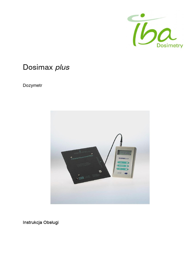 Dosimax Plus Iba | PDF