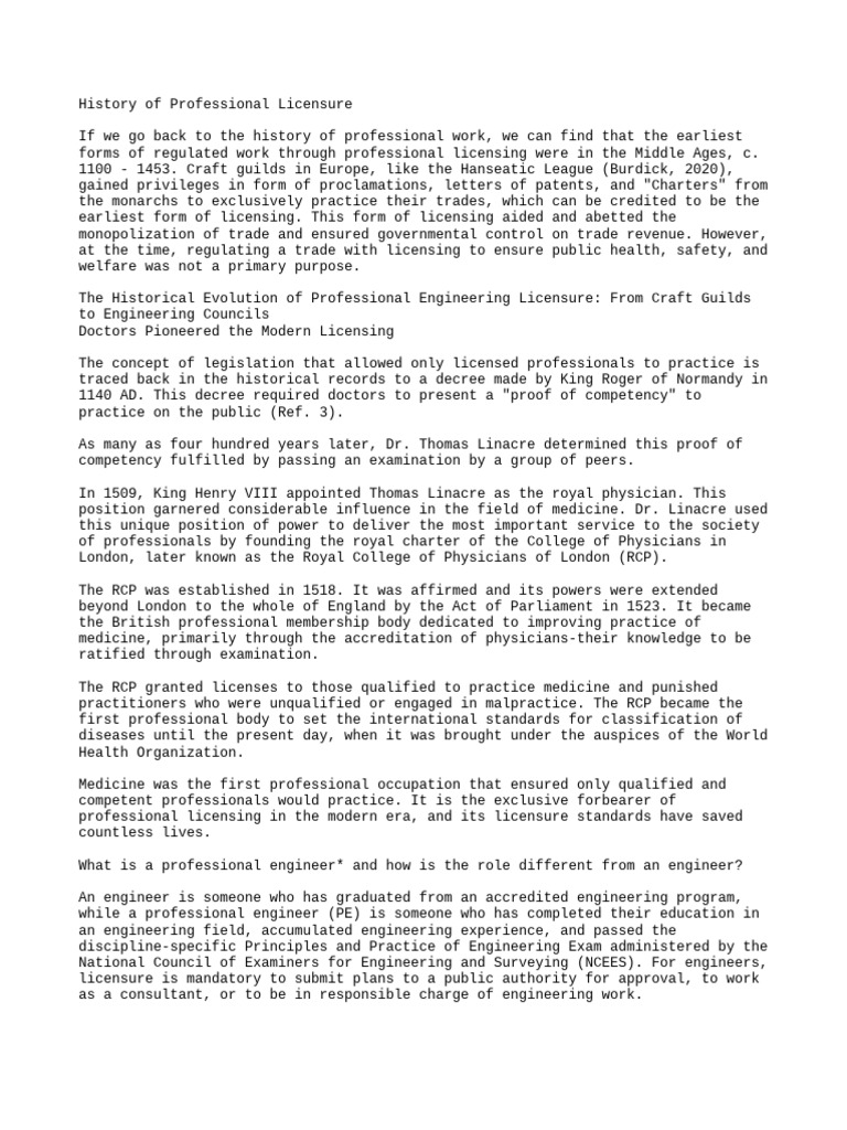 Pe Exam Pdf Licensure Engineering