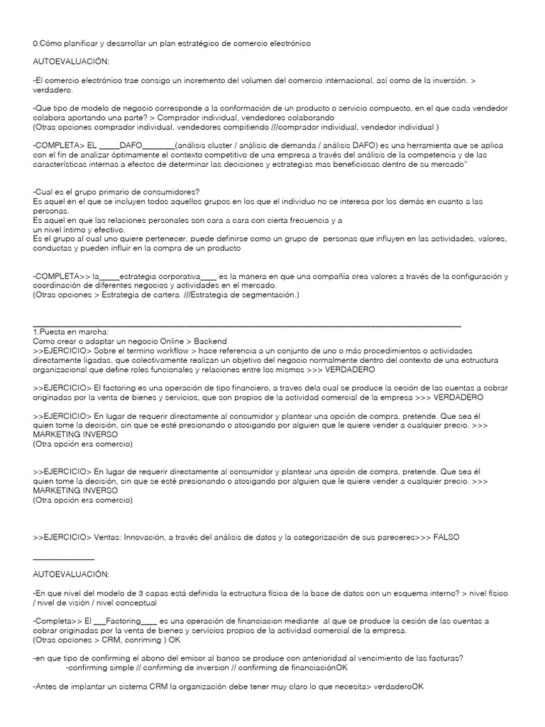 Recap Test | PDF | Logística | Mercado (economía)