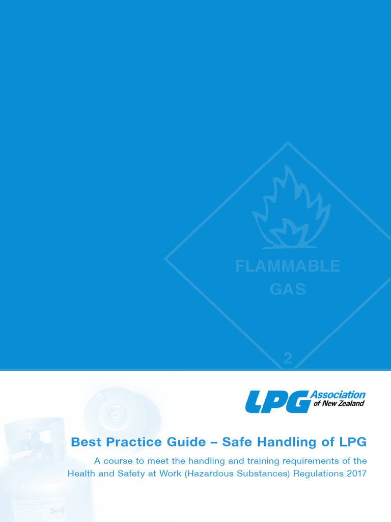 Best Practice Guide - Safe Handling of LPG Final December 2021 | PDF ...