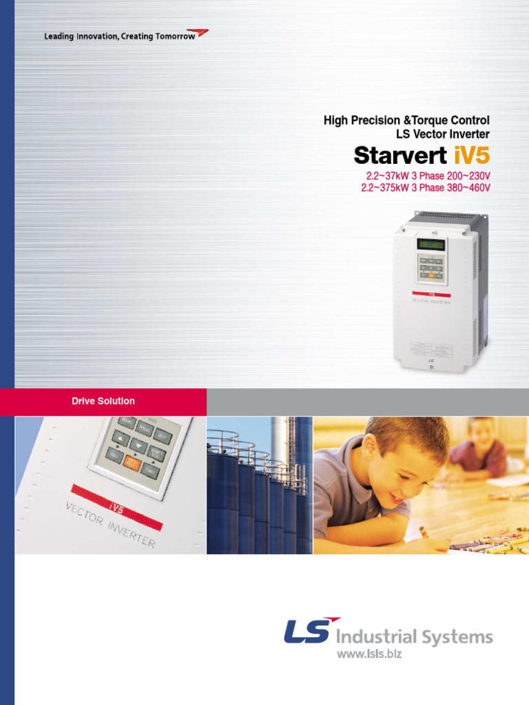 Ls Iv5 Catalogue | PDF | Electric Motor | Power Inverter