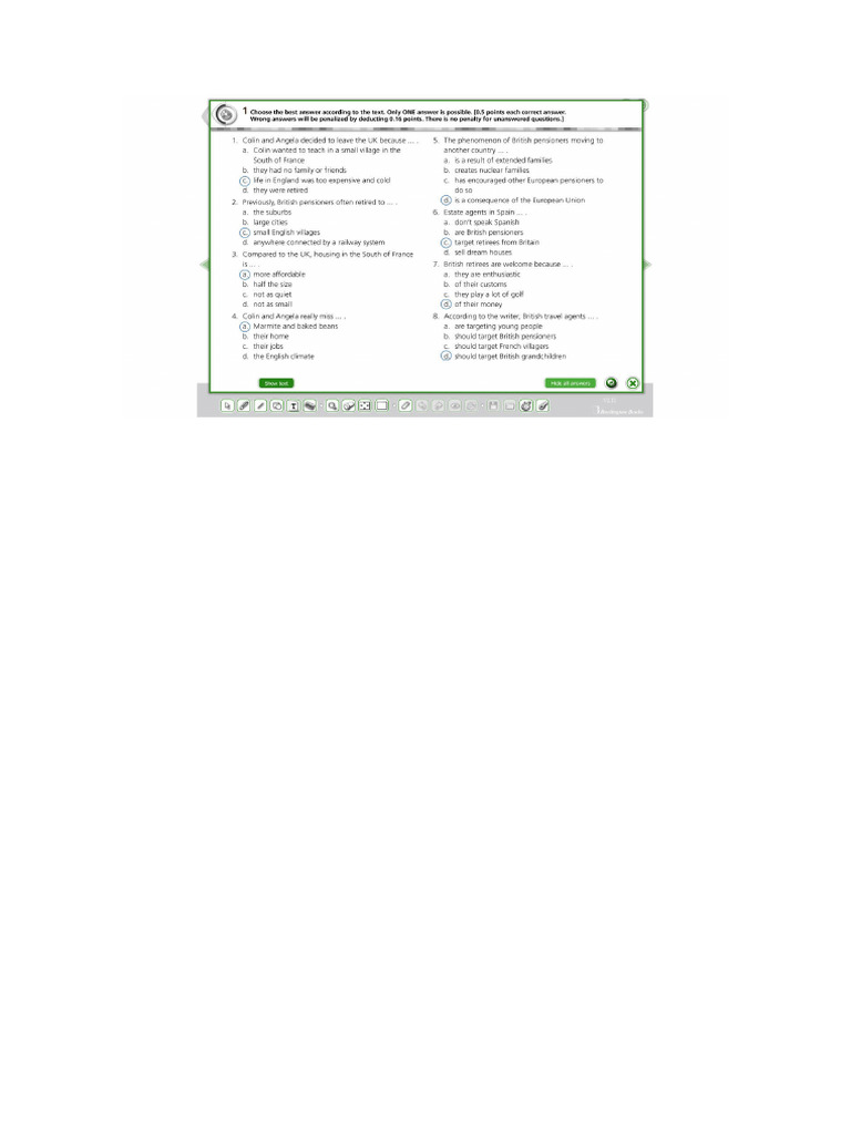 Reading Practice Workbook Unit 2 Answer Key | PDF