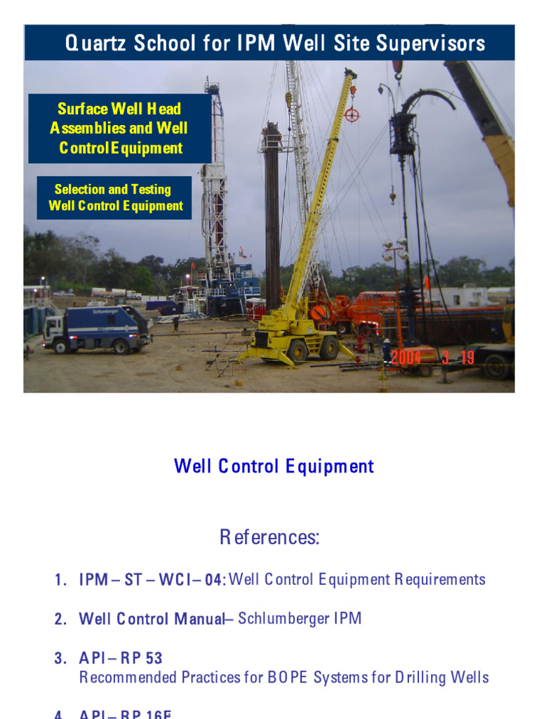 04 Well Control Equipment | PDF | Chemical Engineering | Mechanical ...
