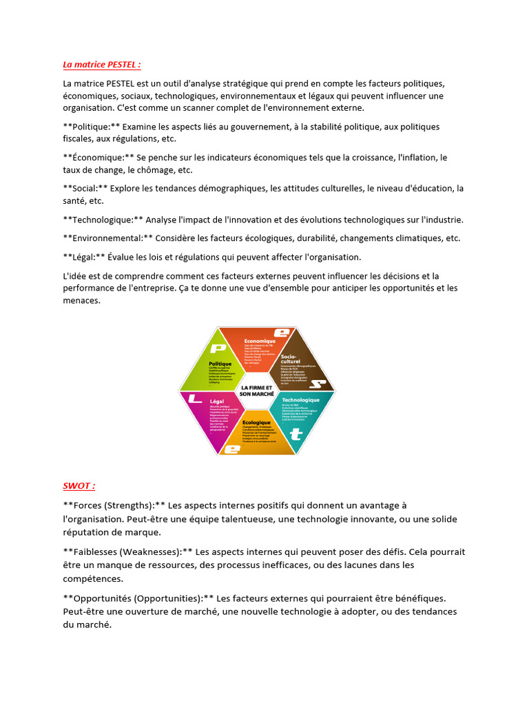 Analyse de la matrice PESTEL | PDF | Économie | Business