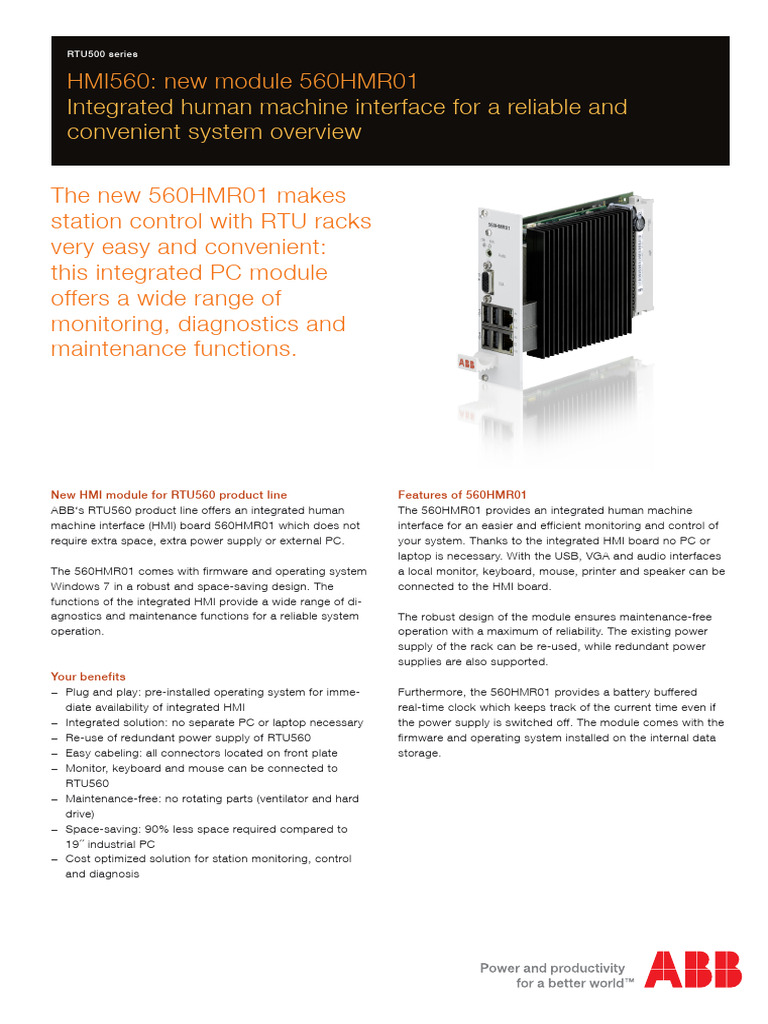 HMI flyer_print_EN_final | PDF | User Interface | Personal Computers