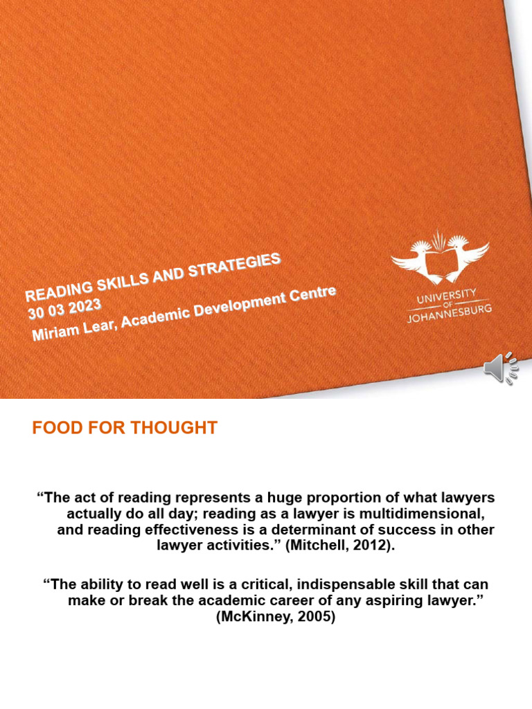 Academic Reading Strategies | Download Free PDF | Speed Reading | Learning