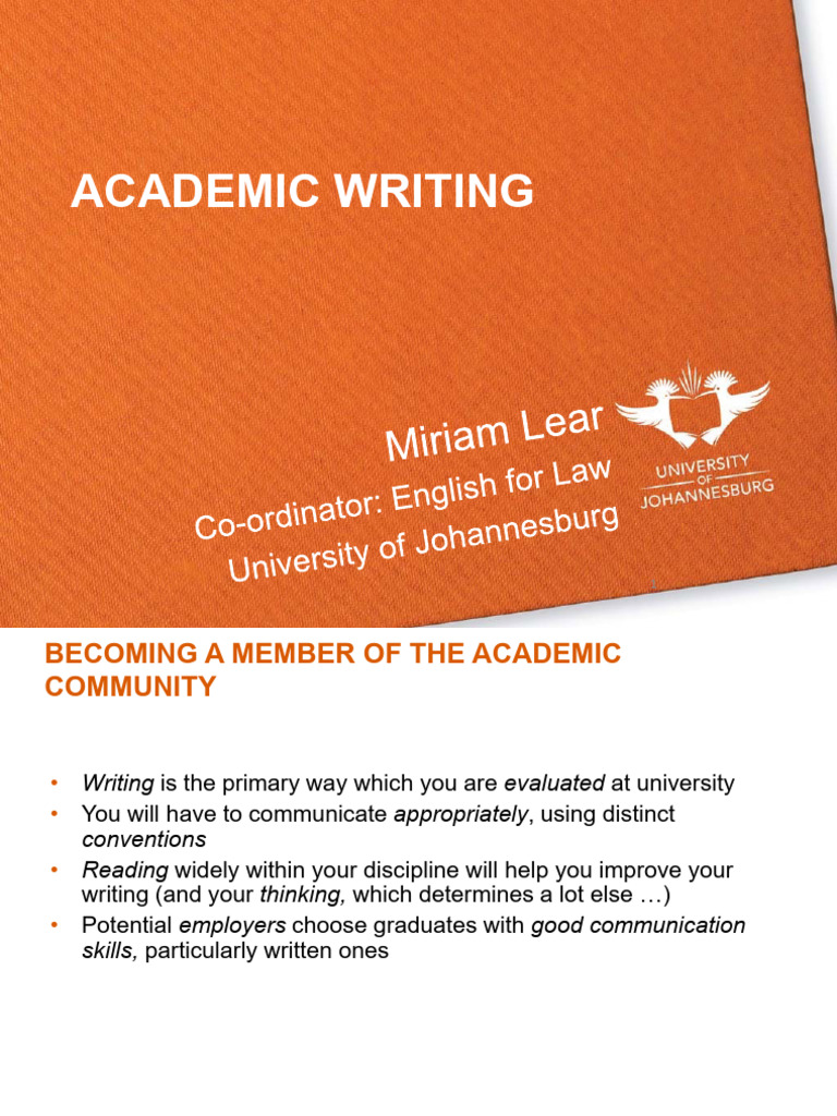Academic Writing | PDF
