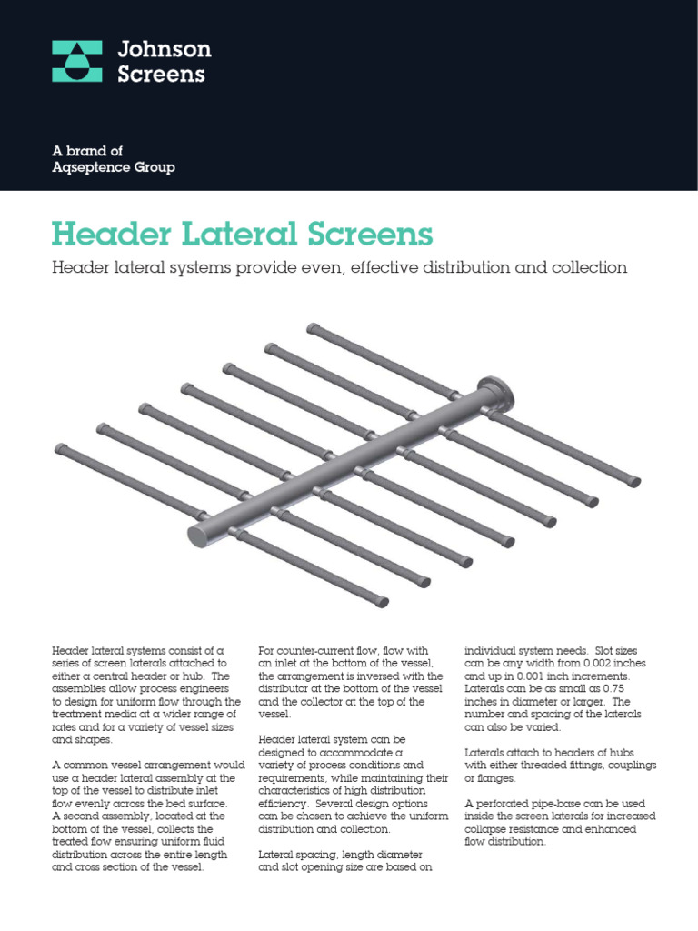Header Laterals | PDF | Stainless Steel | Pipe (Fluid Conveyance)