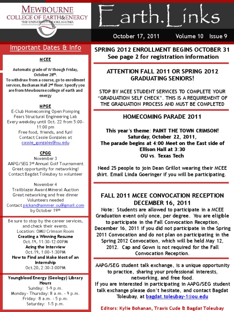 Earth Links. Oct. 17, 2011. Vol10, Issue 9 | PDF | Home & Garden