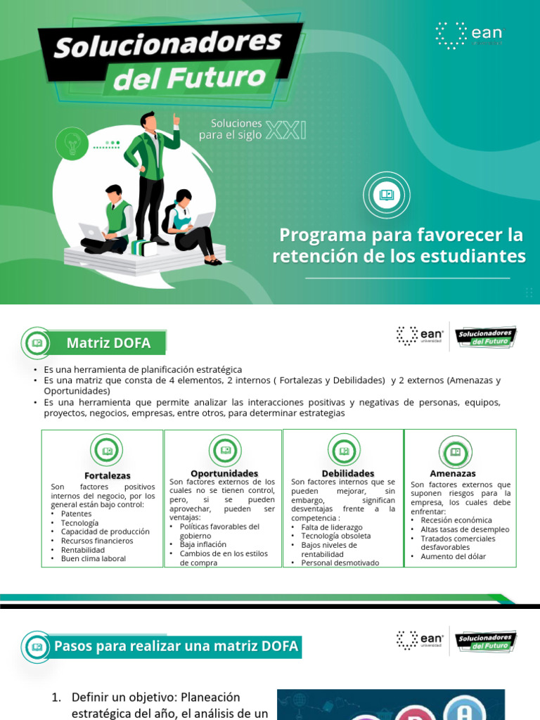 Presentación Matriz DOFA | PDF | Análisis FODA | Business