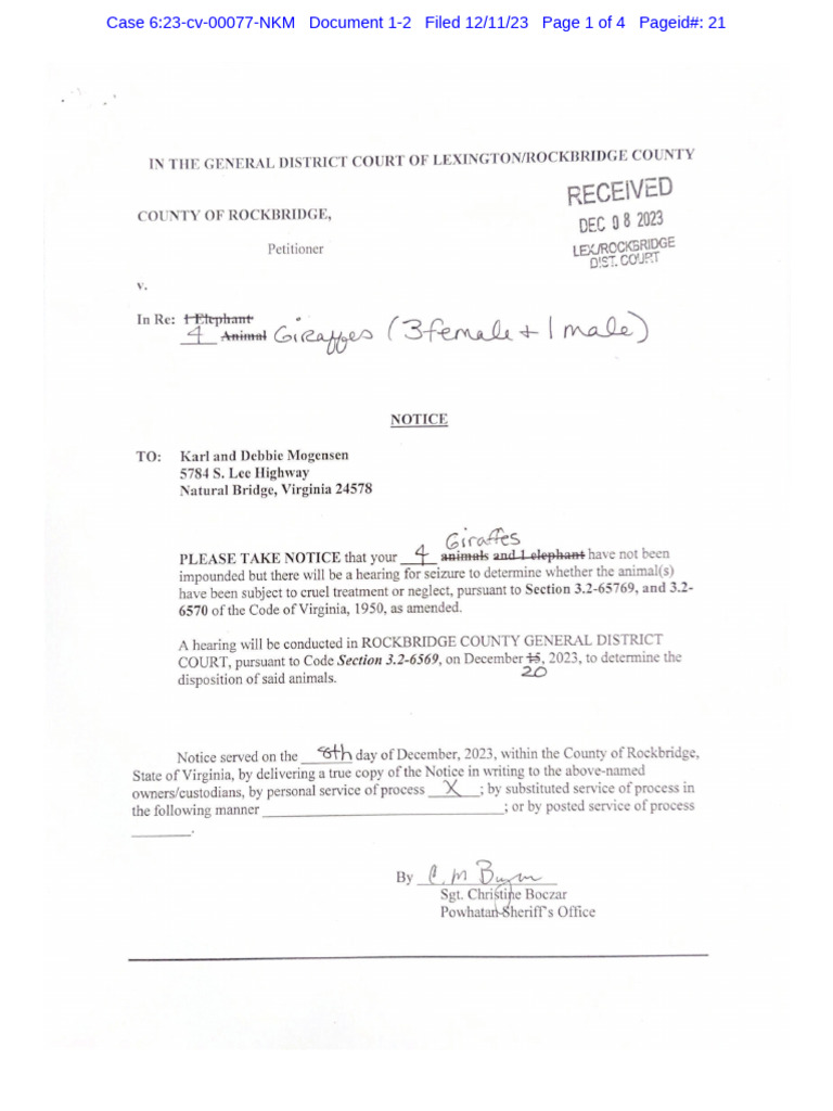 Case 6:23-cv-00077-NKM Document Summary | PDF | Law