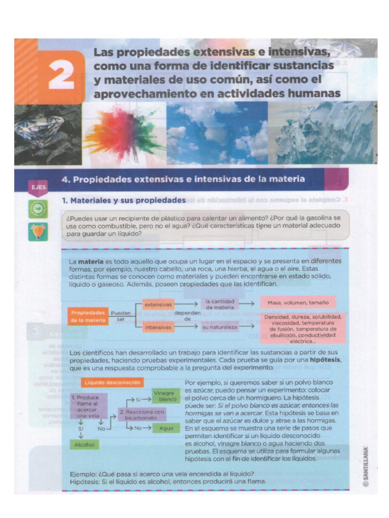 Propiedades Intensivas y Extensivas | PDF