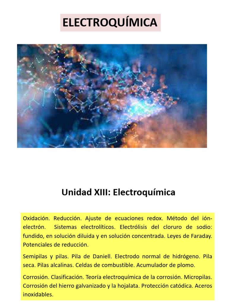 Electroquímica Primera Parte 2021 | PDF | Redox | Corrosión