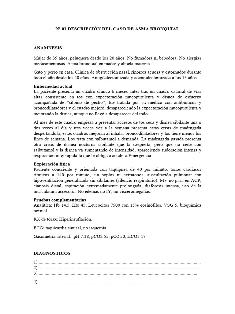 Casos Practicos de Ira 2023 | PDF | Asma | Tos