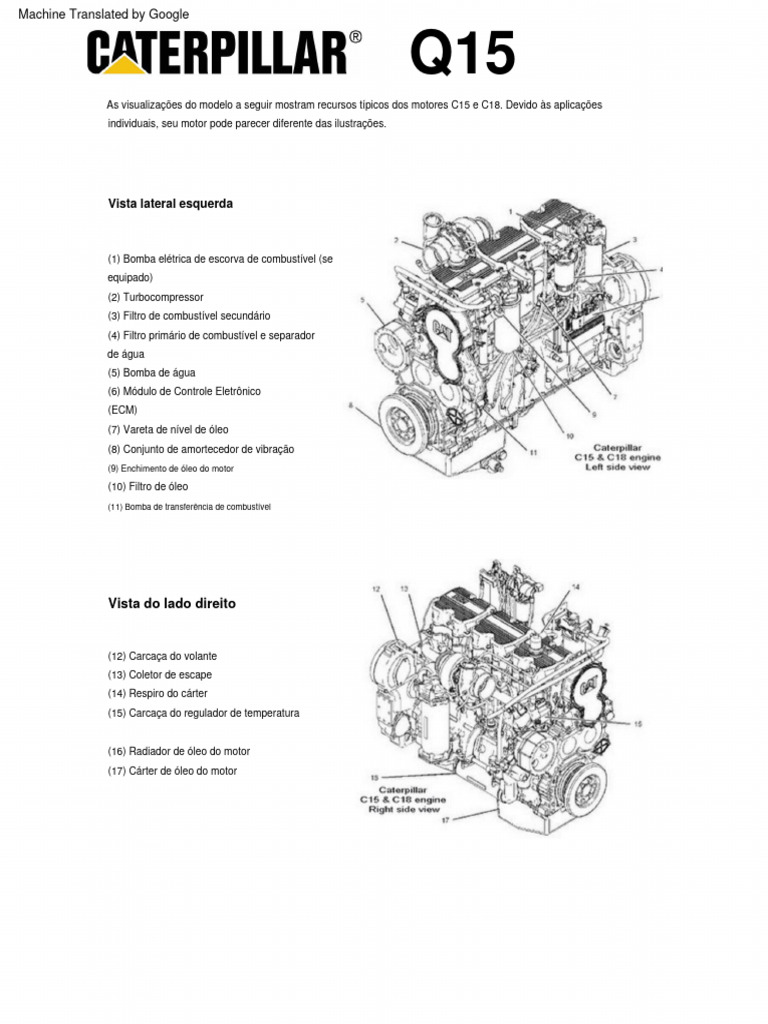 273245570-Partes-de-Motor-CAT-C-15-C-18 (T) | PDF