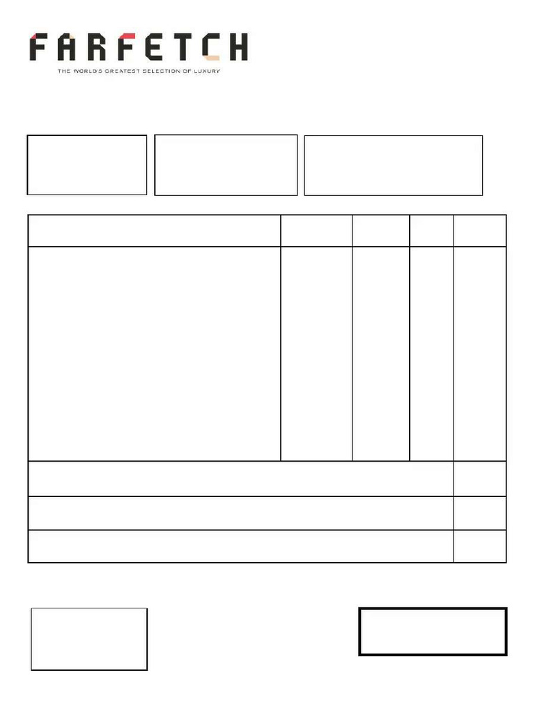 Farfetch Facture | PDF