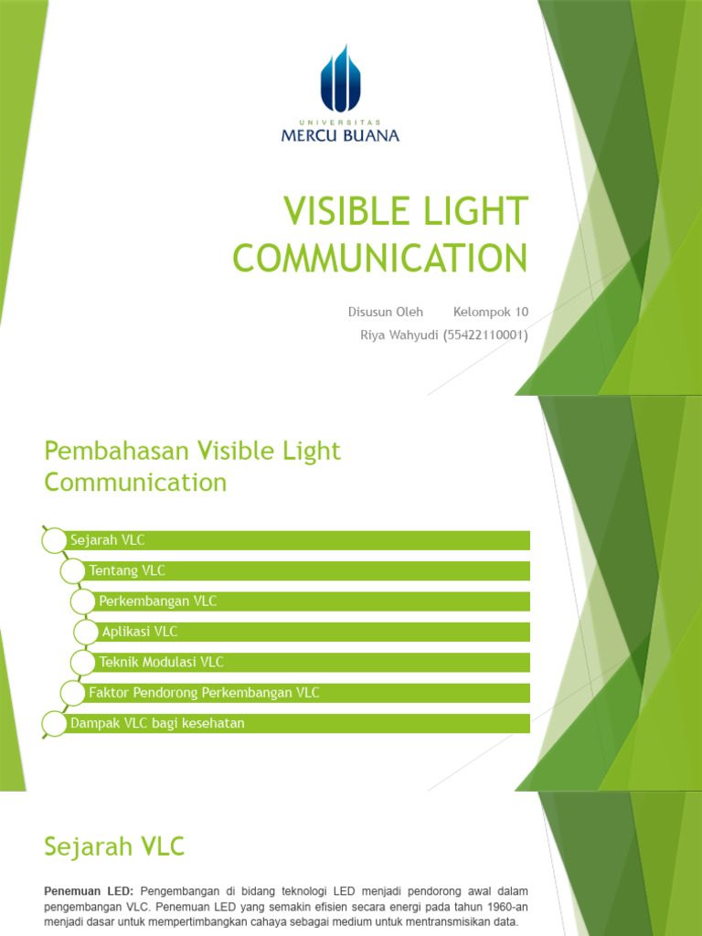 Visible Light Communication Pdf Teknologi And Rekayasa