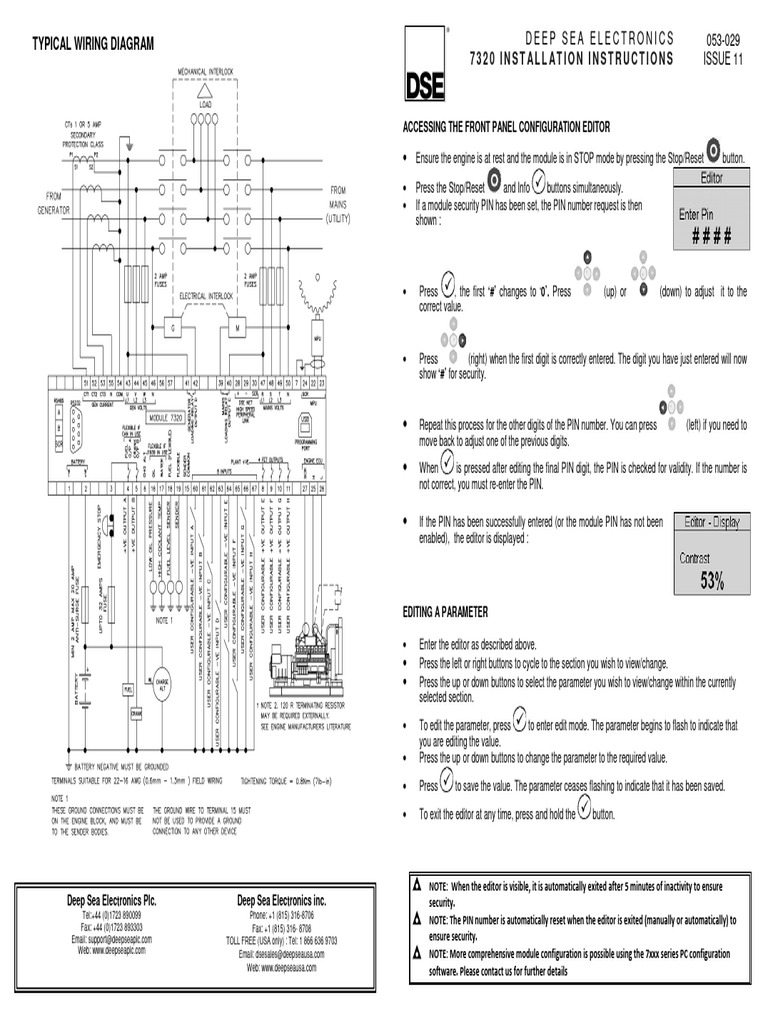 Deep See 7320 | PDF | Mains Electricity | Personal Identification Number