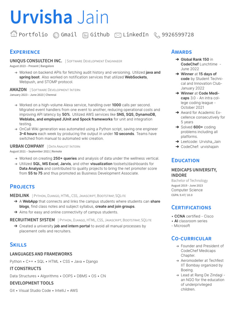 UrvishaJain (SDE) | PDF | Computer Programming | Computing