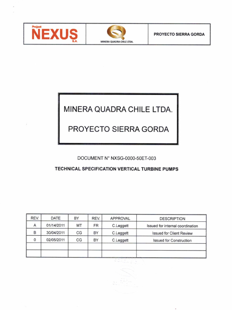 EETT Vertical Turbine Pumps | PDF