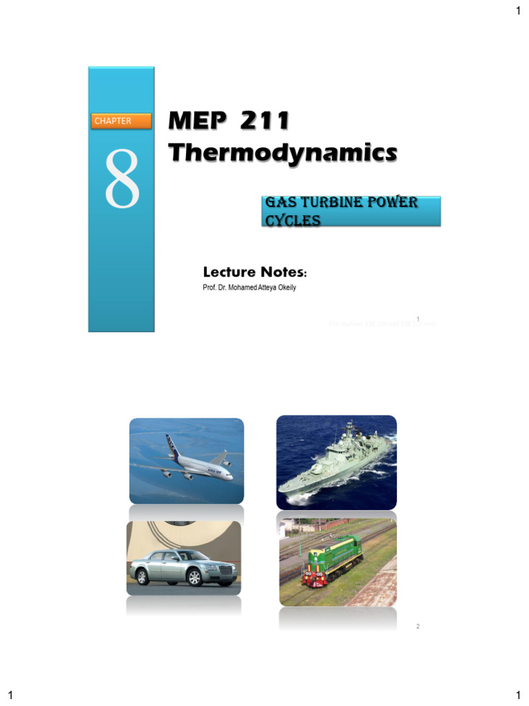 Gas Turbine Pdf Gas Turbine Engines