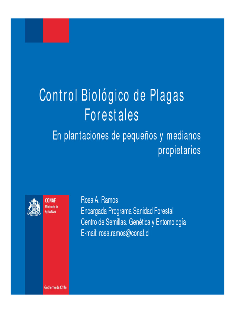 Control Biológico De Plagas Forestales Pdf Eucalipto Hoja