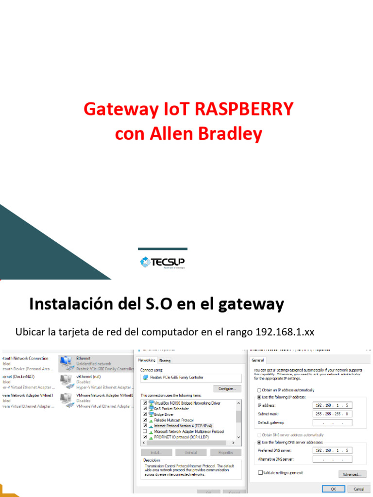 LAB Gateway - Raspberry IoT - AllenBradley | PDF | Informática