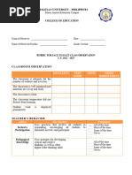 Classroom Observation Forms 2024 2025 | PDF | Learning | Teachers
