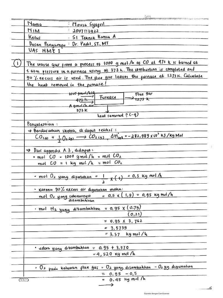 Novia Syafril 2007113922 - UAS NME1 | PDF