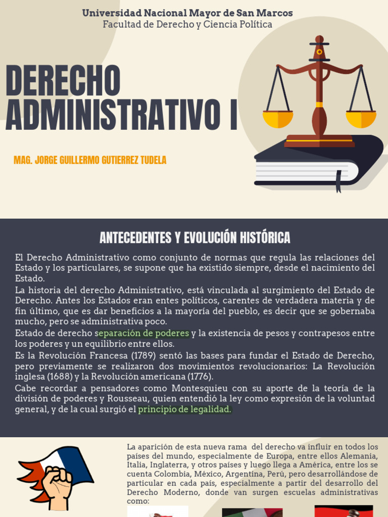 El Derecho Administrativo Antecedentes Y Evolución Histórica 0196