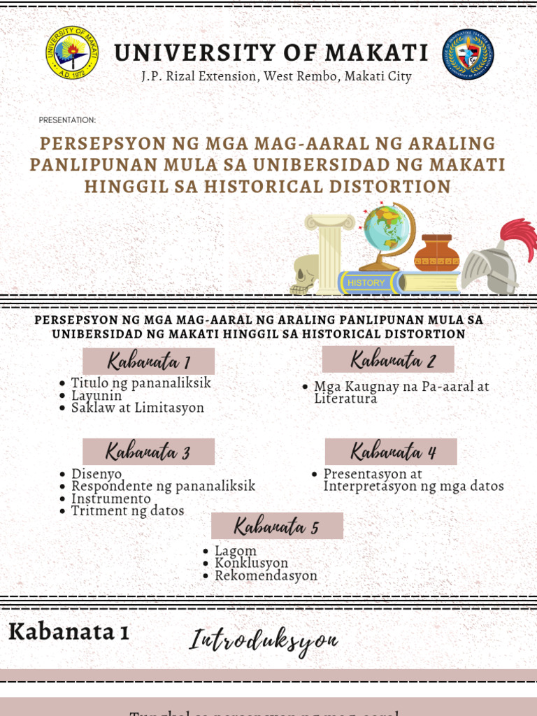 Persepsyon NG Mga Mag-Aaral NG Araling Panlipunan Mula Sa Unibersidad ...