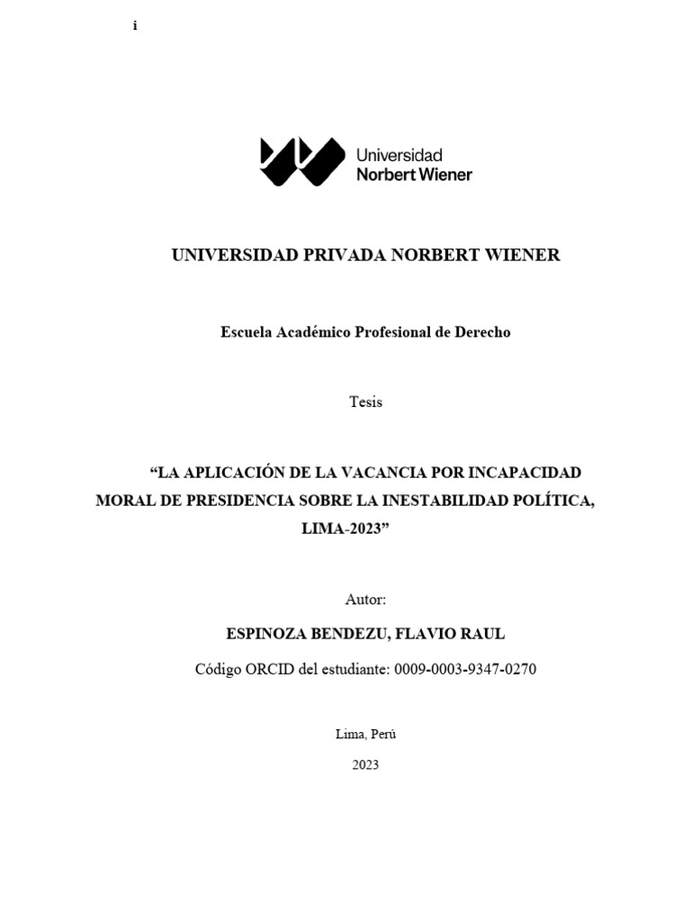 Espinoza Bendezu, Flavio Raul (3) | PDF | Moralidad | El proceso de ... Espinoza Bendezu, Flavio Raul (3) | PDF | Moralidad | El proceso de ...