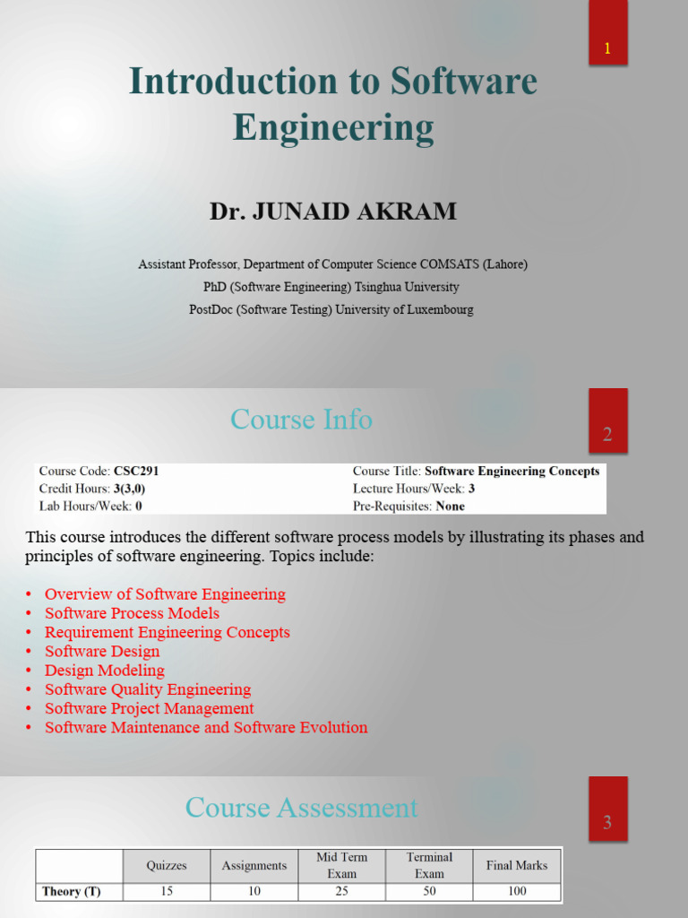 Software Engineering Course Overview | PDF | Software Testing | Software