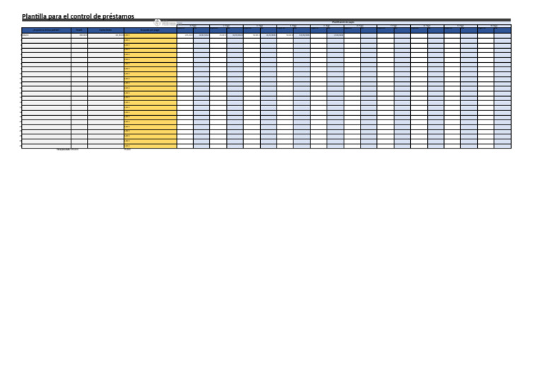 Control Prestamos Pedidos | PDF