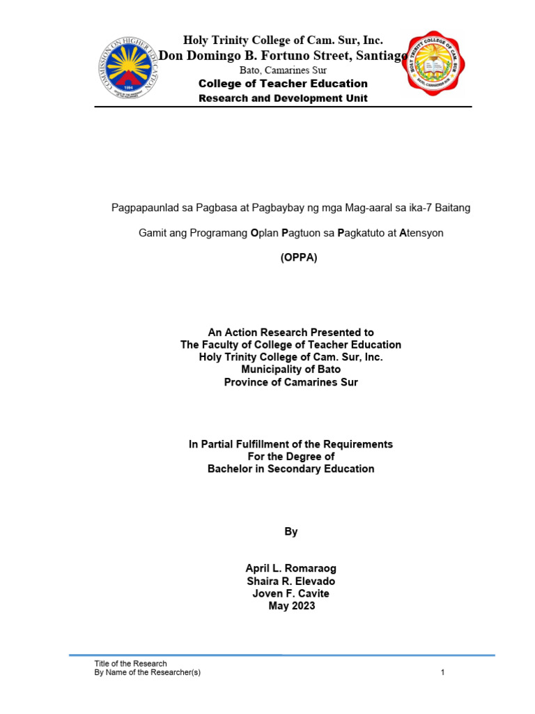 Grade 7 Reading and Spelling Improvement Study | PDF | Cognition | Learning