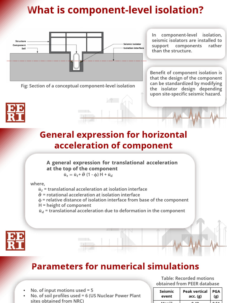Component Isolation | PDF | Acceleration | Seismology