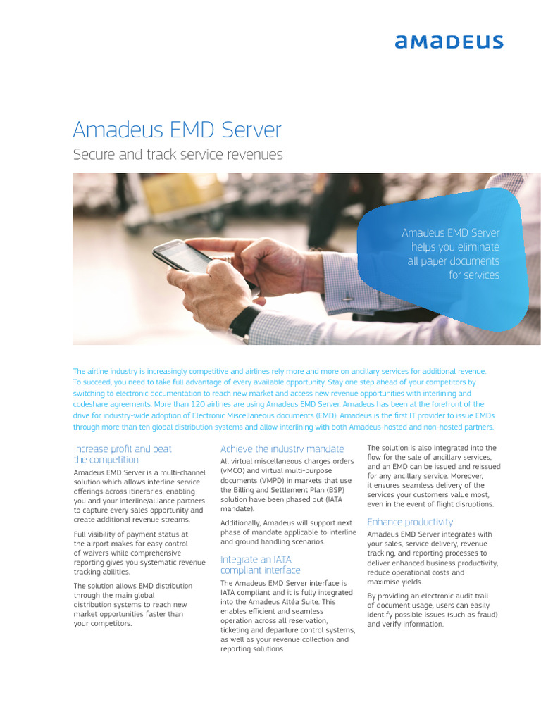 Amadeus Emd Server | PDF | Business | Information Technology