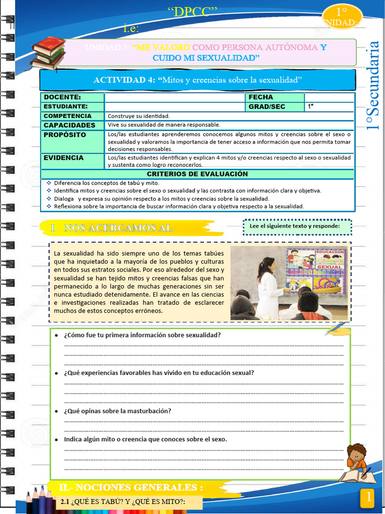 1° DPCC - Actv.04-Und.3 2023 | PDF