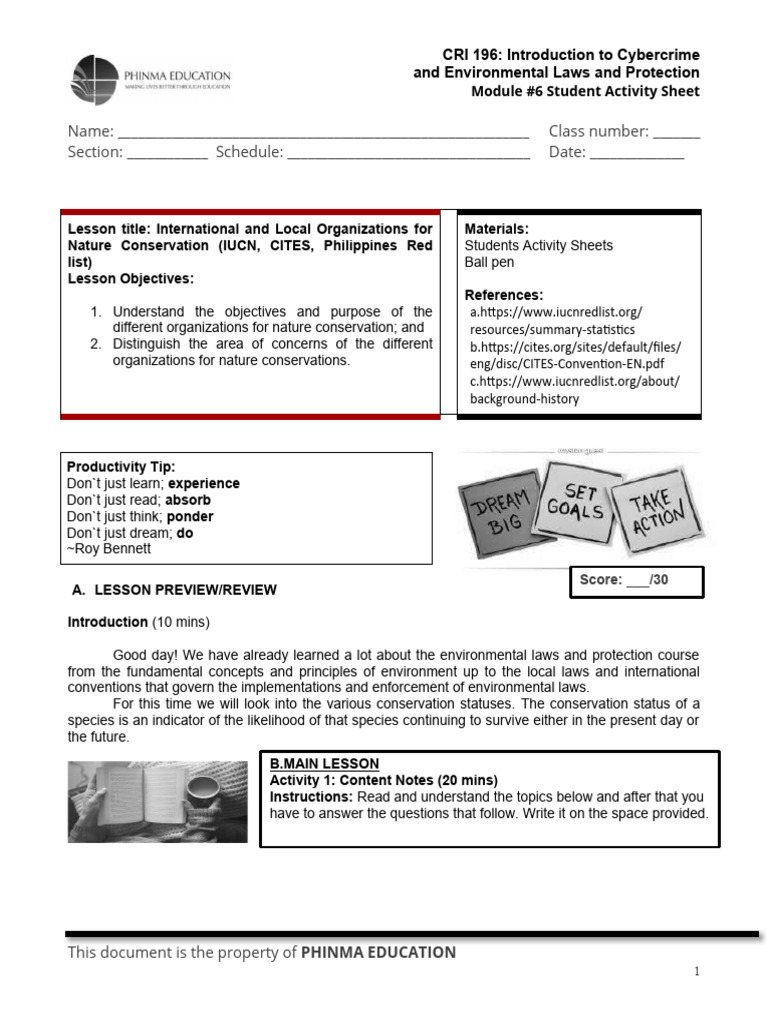 Sas #6 Cri 196 | PDF | Conservation Biology | Endangered Species