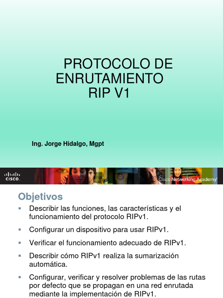 Clase 2 Rip V1 | PDF | Enrutador (Computación) | Protocolos de comunicaciones