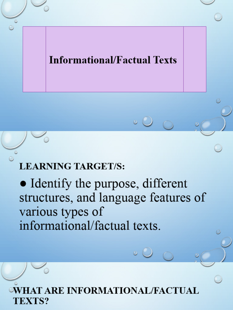 Grade 6 - Factual Text | PDF | Information | Human Communication