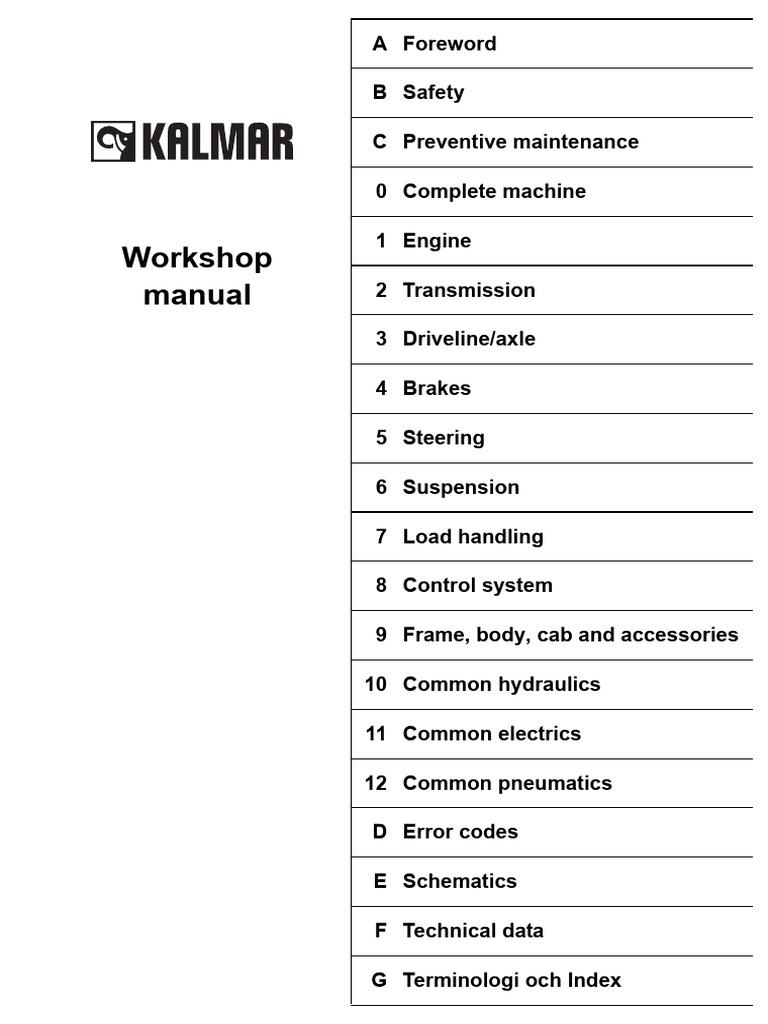 Training Rs Kalmar | PDF | Manual Transmission | Machines