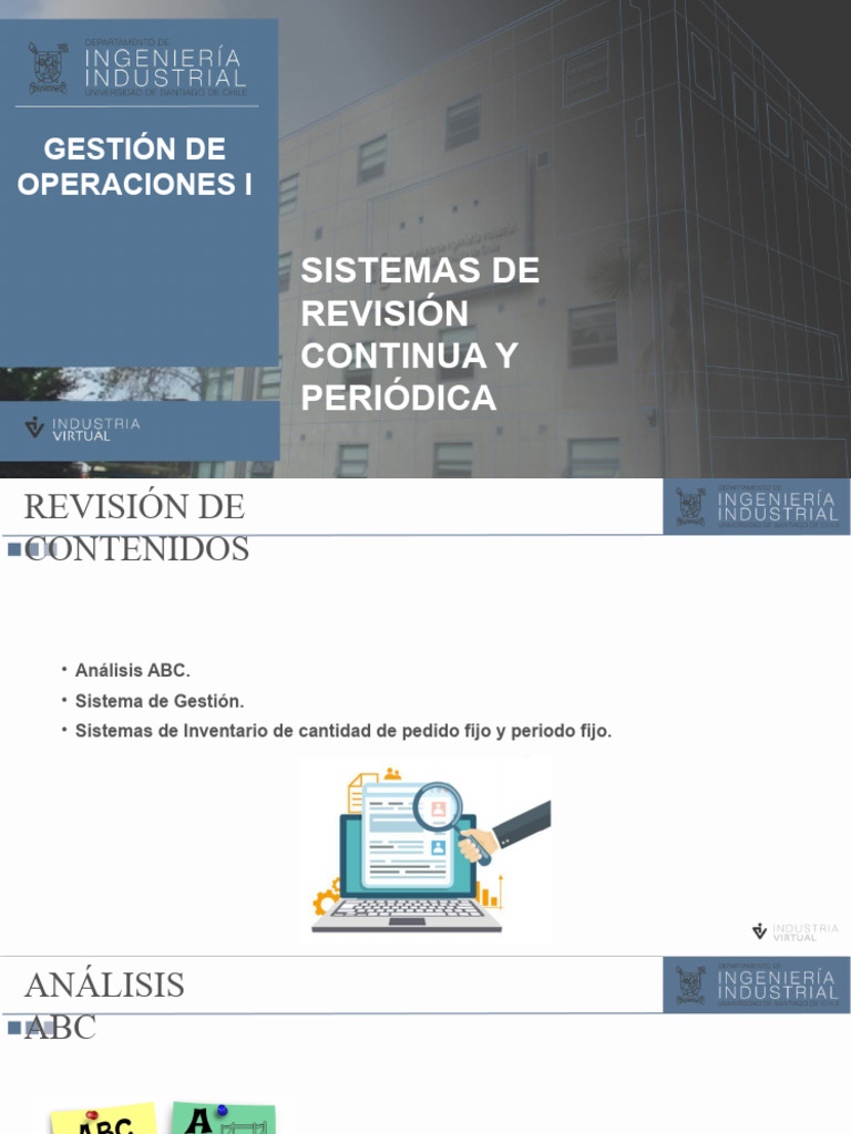 Gestión de Operaciones I: Sistemas de Revisión Continua Y Periódica ...