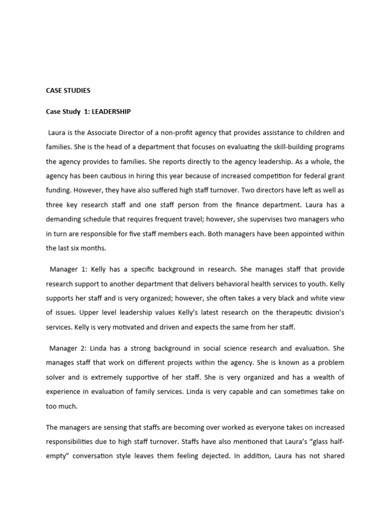 Case Studies - Ob | PDF | Swot Analysis | Social Enterprise