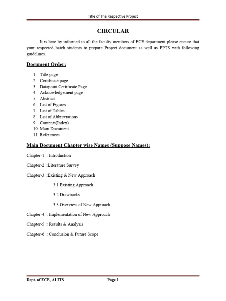 B.Tech_Project_Final_Guidelines | PDF | Computing | Text