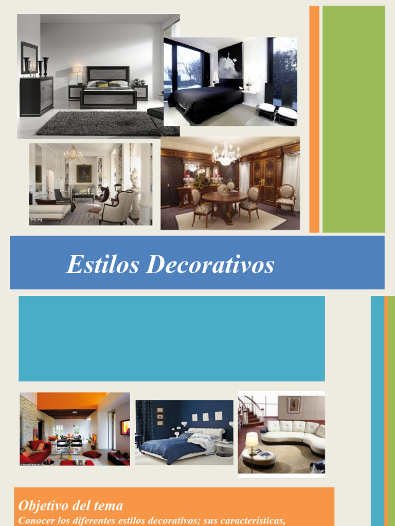 Estilos Decorativos Modernos y Clásicos | PDF | Mueble | Artes Decorativas