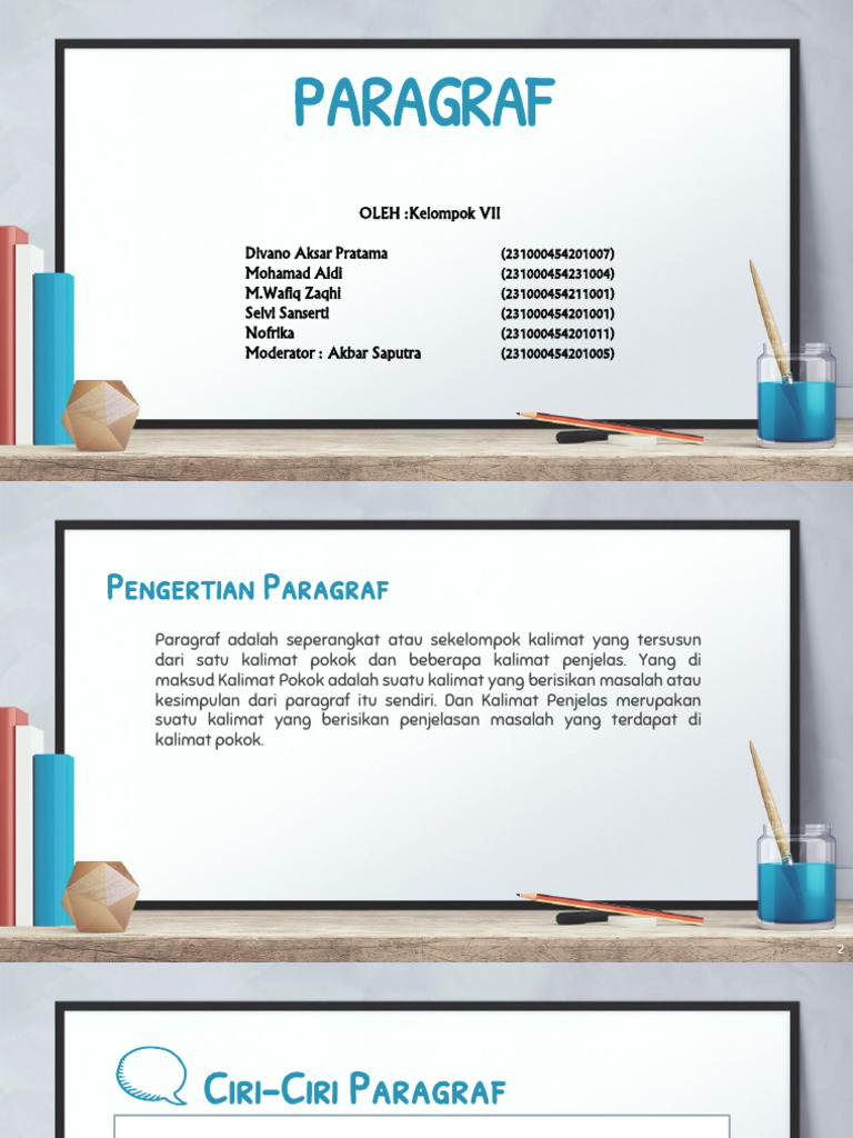 PARAGRAF | PDF | Seni & Disiplin Bahasa
