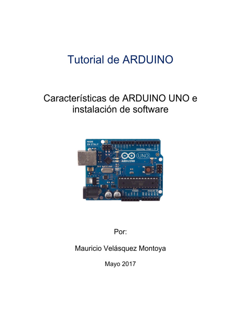 Tutorial Ardu Pdf Arduino Microcontrolador