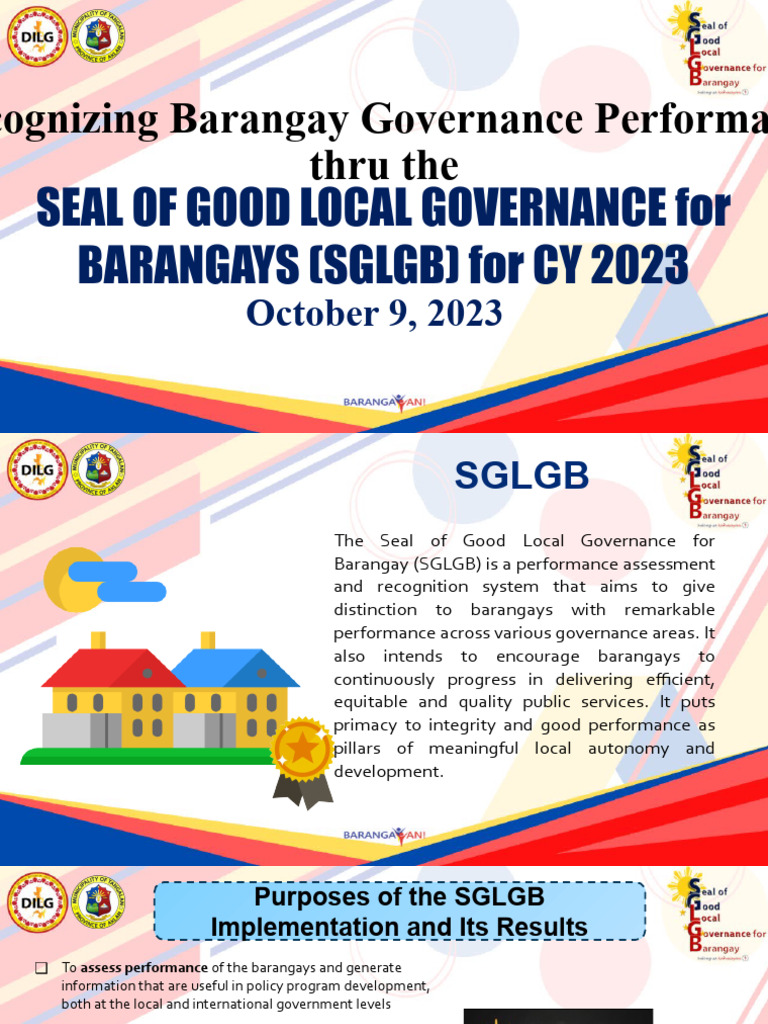 SGLGB Awarding | PDF | Governance | Economies